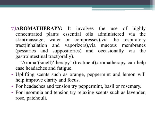 ALTERNATIVE AND COMPLEMENTARY THERAPIES DURING INTRANATAL PERIOD | PPTX