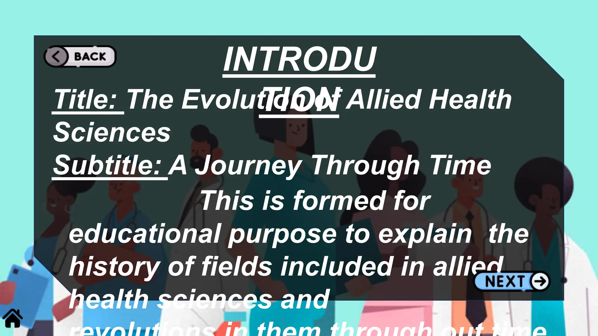 Presentation The Evolution of Allied Health Sciences .pptx