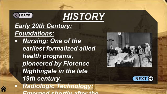 Presentation The Evolution of Allied Health Sciences .pptx