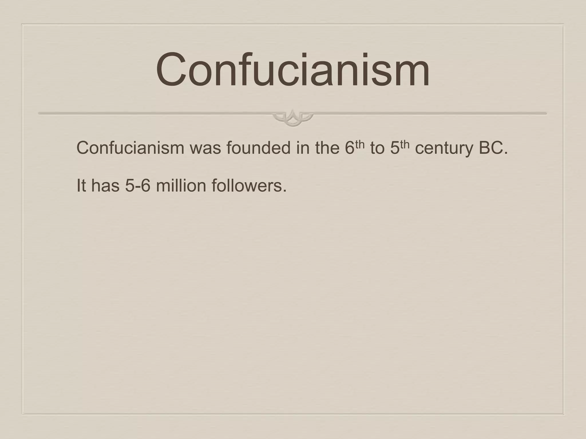 Confucianism Presentation 2 | PPT