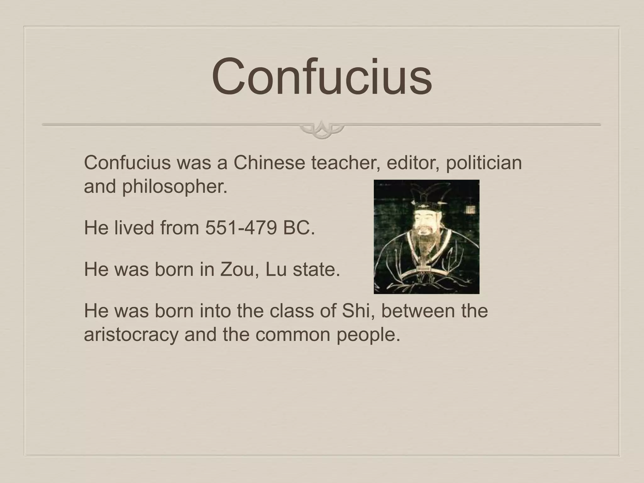 Confucianism Presentation 2 | PPT