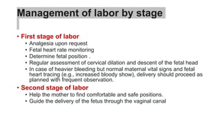 Normal Labor and delivery , brief lecture | PPTX