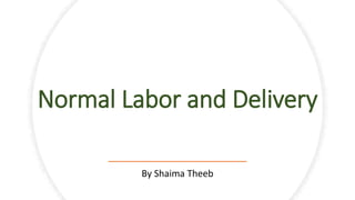 Normal Labor and delivery , brief lecture | PPT