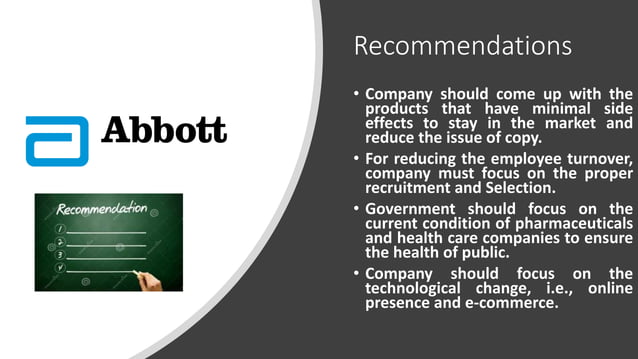 competitive analysis of Abbott company. | PPTX