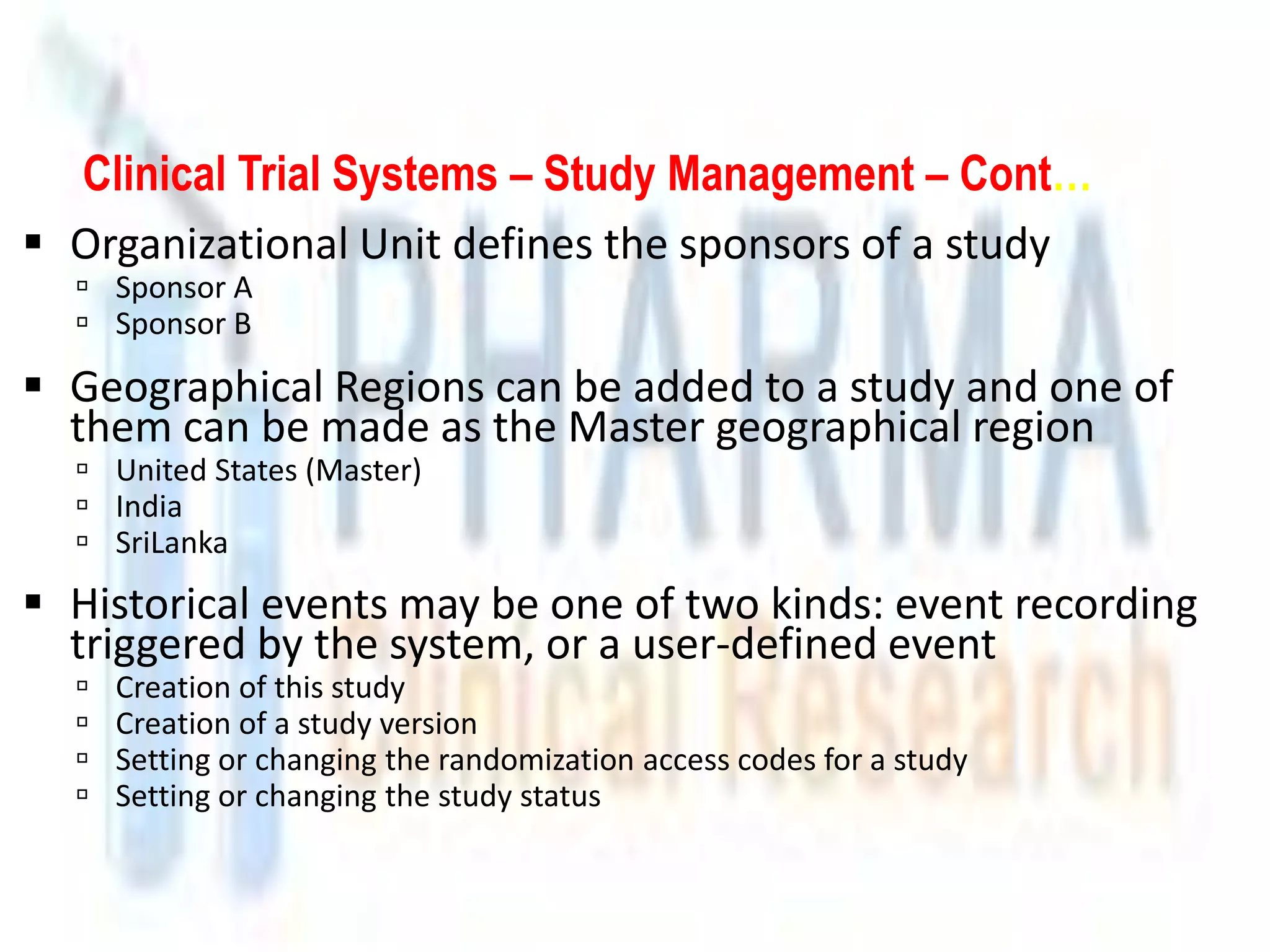 Clinical Trial Management Systems | PPTX