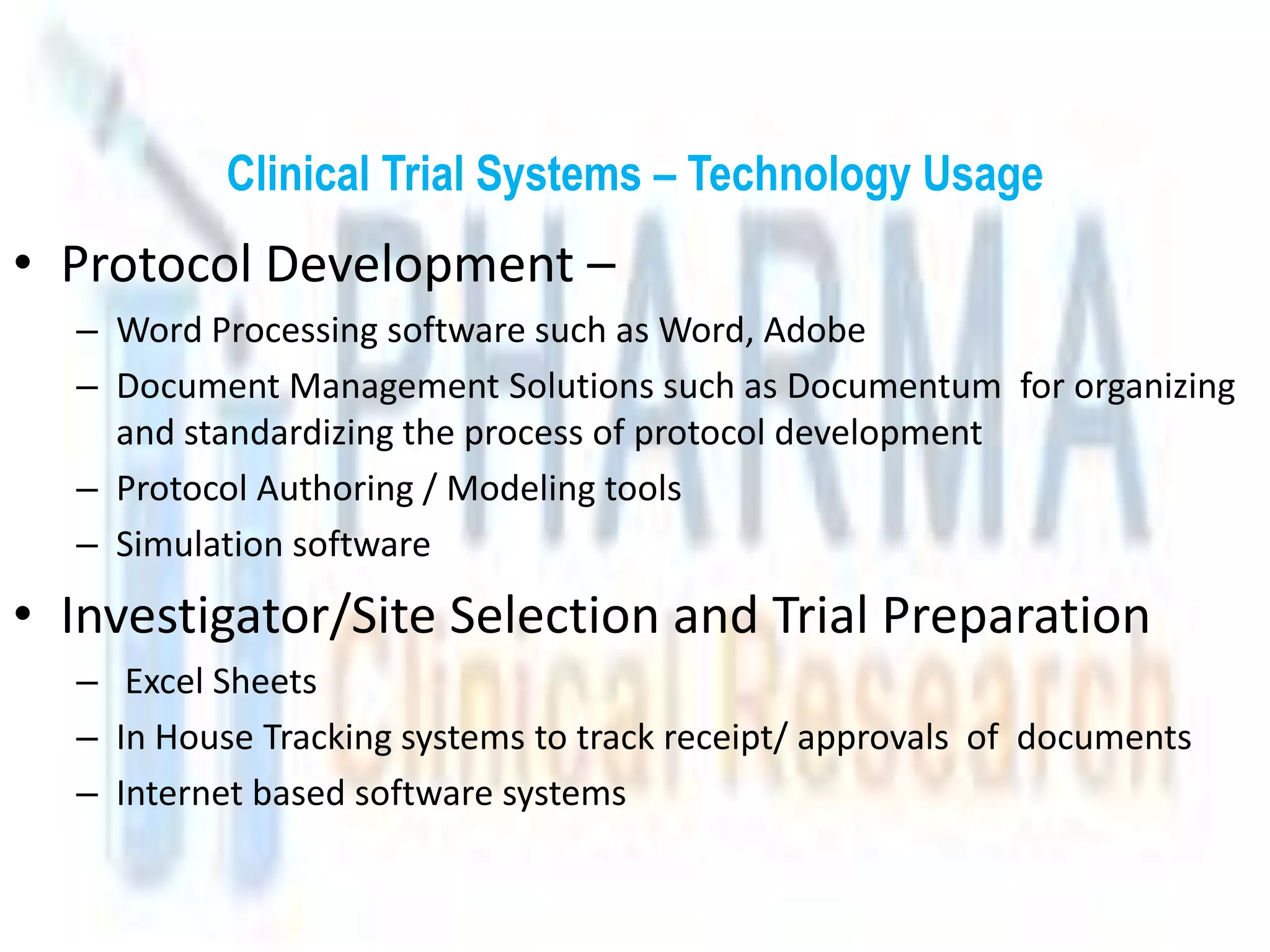 Clinical Trial Management Systems | PPTX