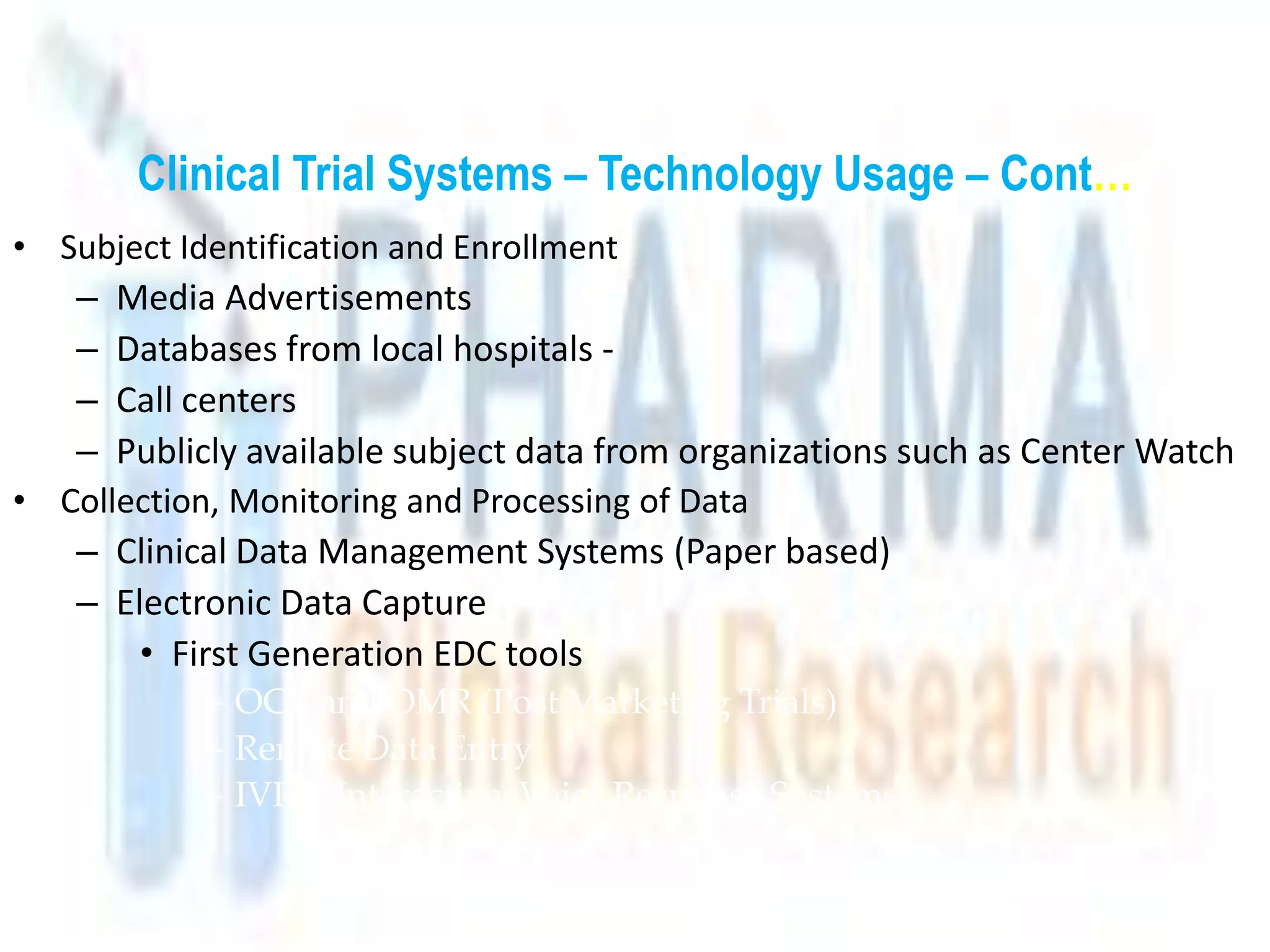 Clinical Trial Management Systems | PPTX