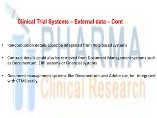 Clinical Trial Management Systems | PPTX