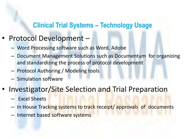 Clinical Trial Management Systems | PPTX | Computer Software and ...