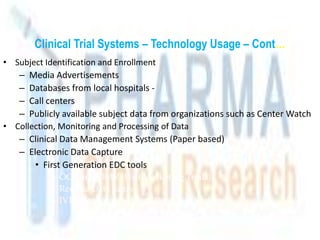 Clinical Trial Management Systems | PPTX