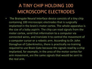 BRAIN GATE TECHNOLOGY(in nutshell) | PPT