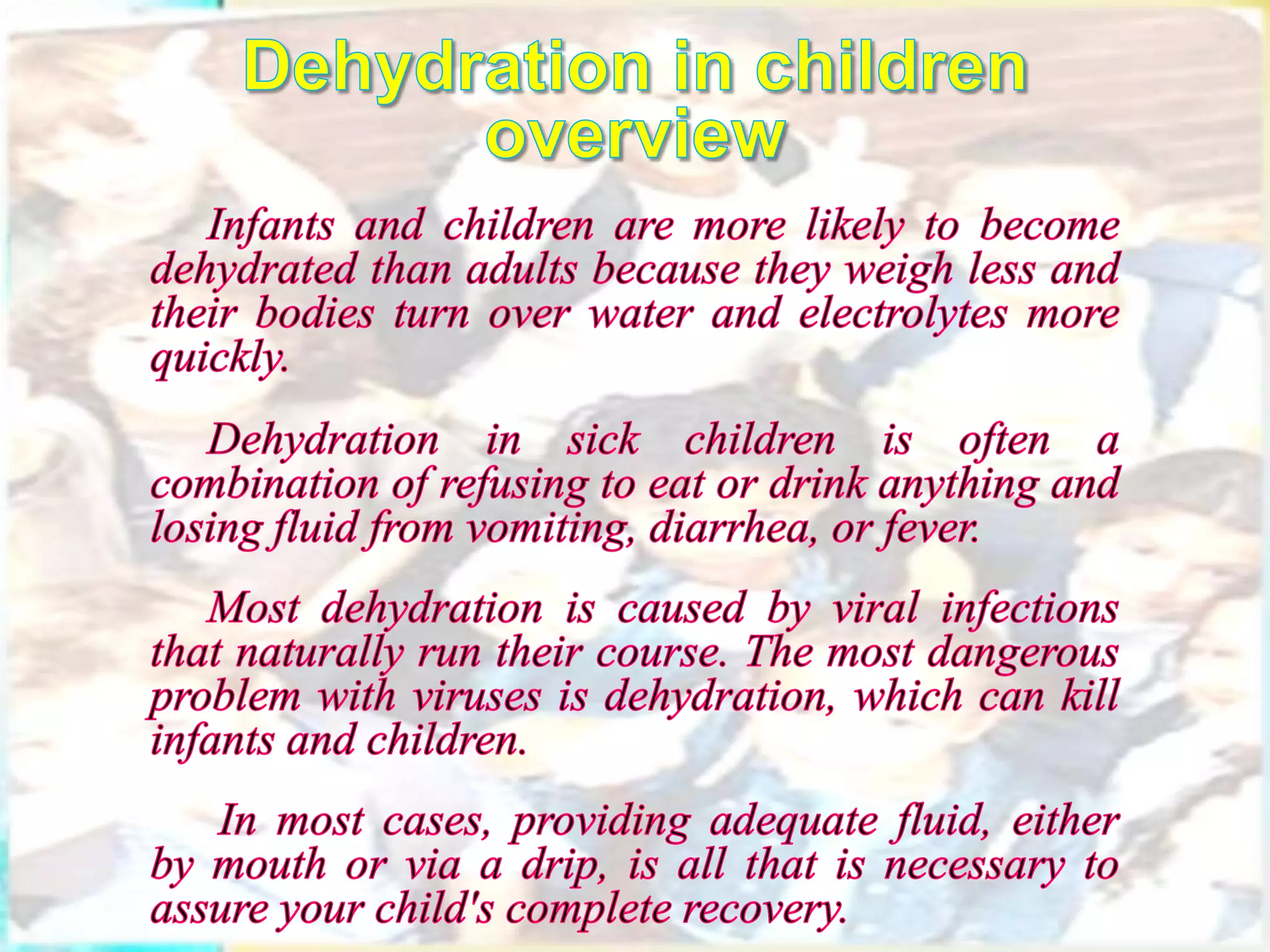 Presentation1 dehydration | PPTX