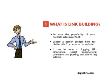 How to create link building | PPTX | Social Networking | Internet