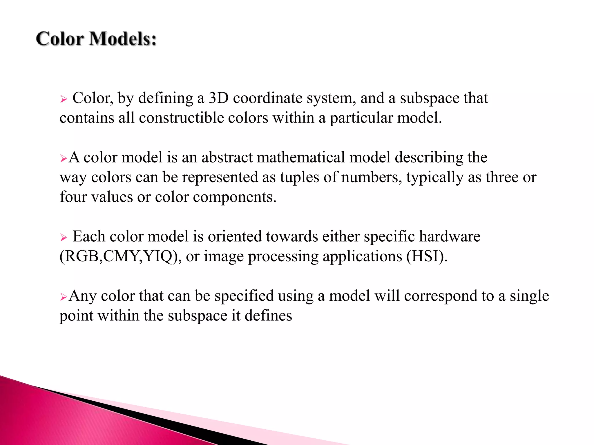 Color Image Processing | PPTX