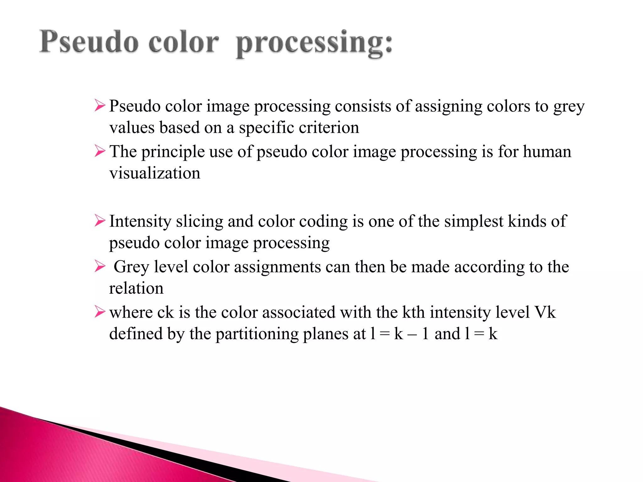 Color Image Processing | PPTX