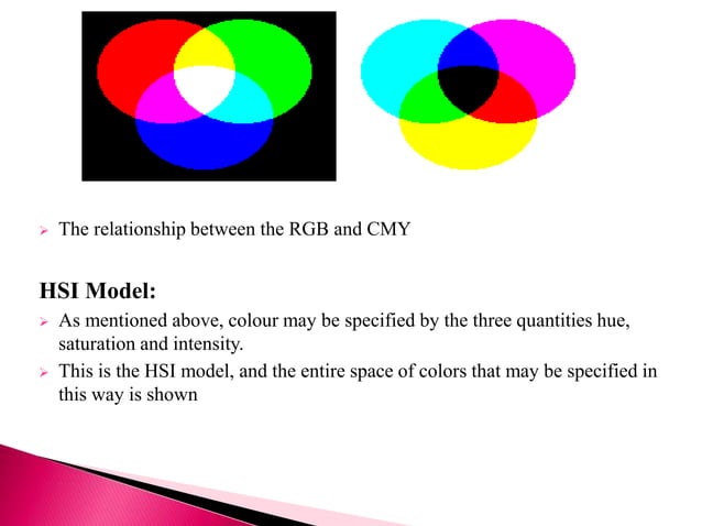 Color Image Processing | PPTX | Photo Editing Software | Computer Software and Applications