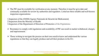 Cosmetic Regulations in European Union | PPTX