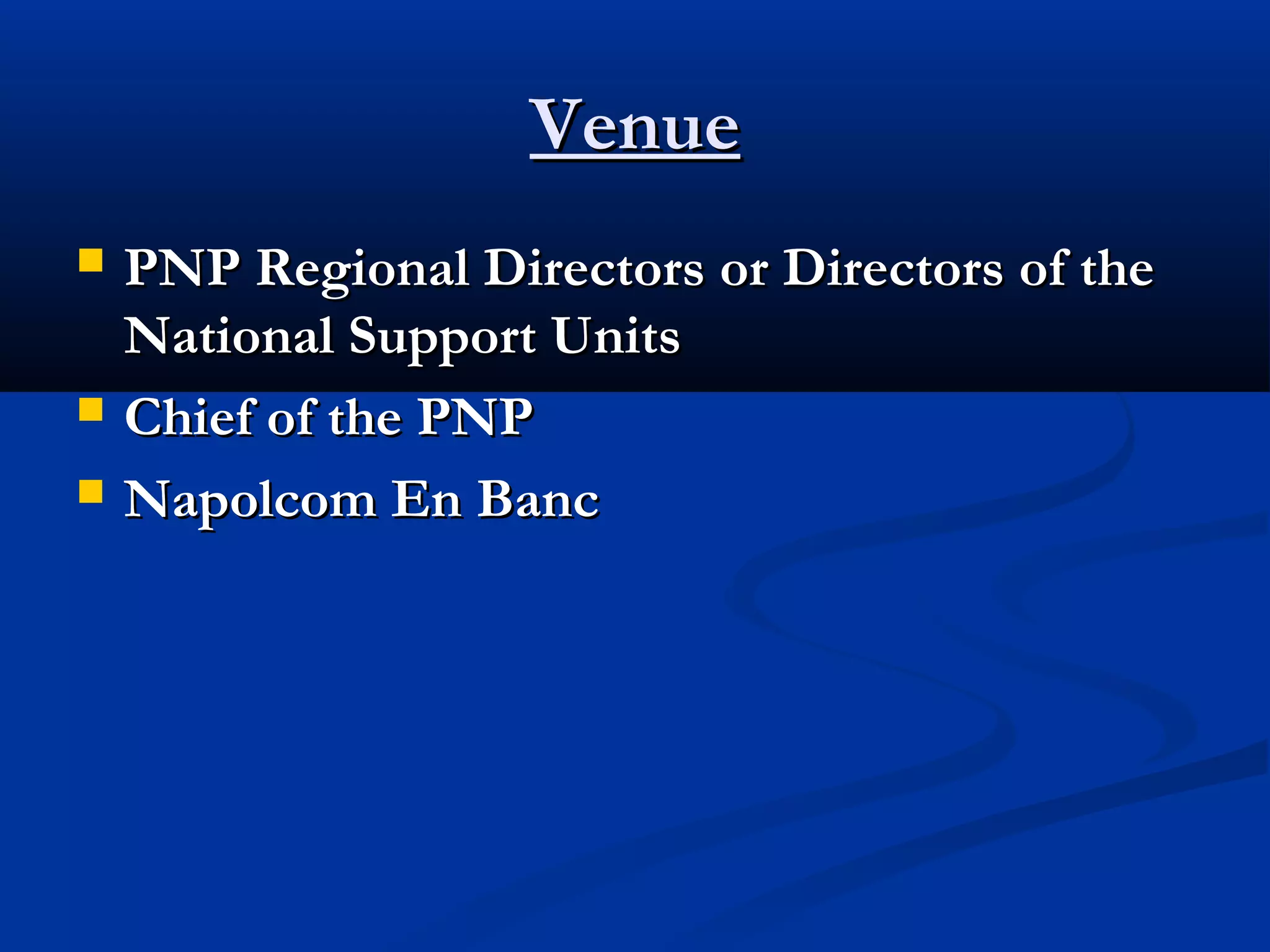 Presentation1 disciplinary proceedings pnp | PPT