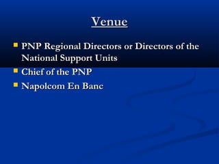 Presentation1 disciplinary proceedings pnp | PPT