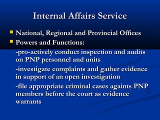 Presentation1 disciplinary proceedings pnp | PPT