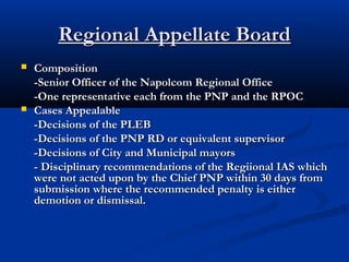 Presentation1 disciplinary proceedings pnp | PPT