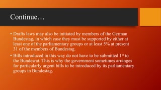 policy making mechanism in Germany | PPTX