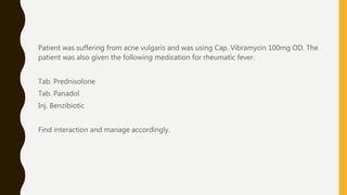 Drug-drug interactions | PPTX