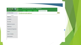 Presentation e-TB Manager | PPT