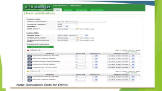 Presentation e-TB Manager | PPT