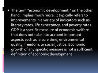 Economic Development | PPTX