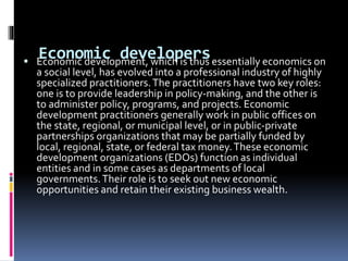 Economic Development | PPTX