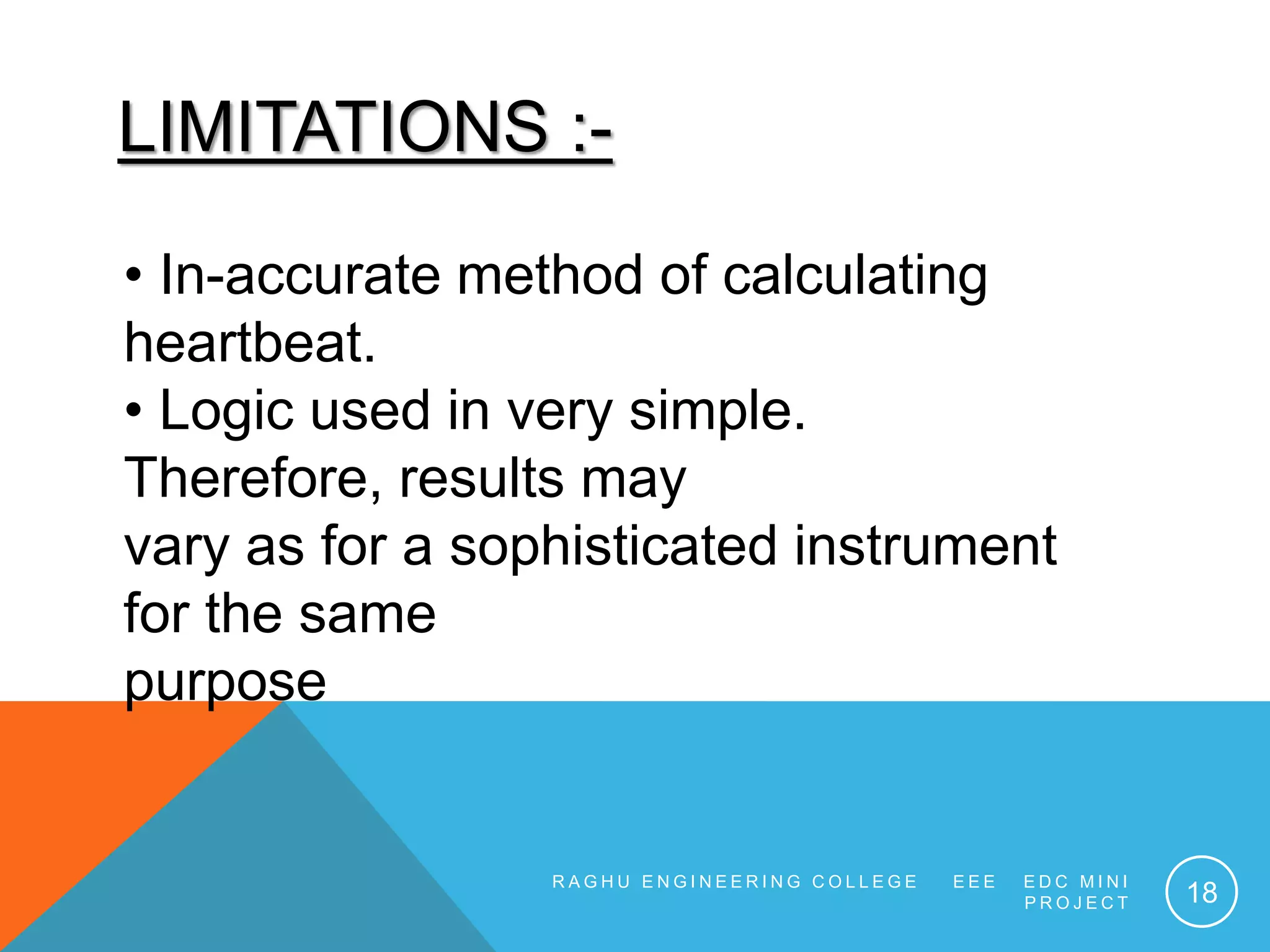 HEART BEAT DETECTOR PPT | PPTX