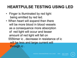 HEART BEAT DETECTOR PPT | PPTX