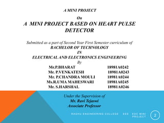 HEART BEAT DETECTOR PPT | PPTX