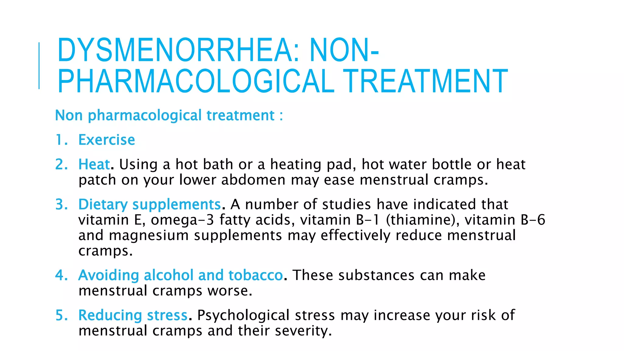 Menstruation disorders and treatment | PPTX