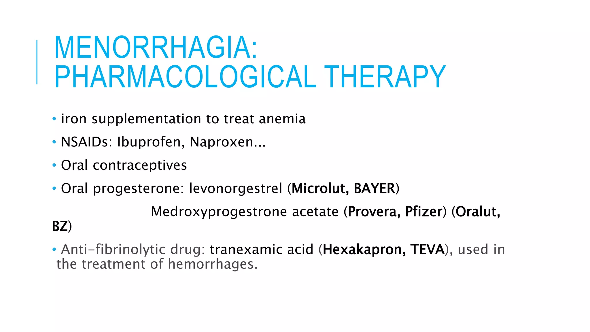 Menstruation disorders and treatment | PPTX