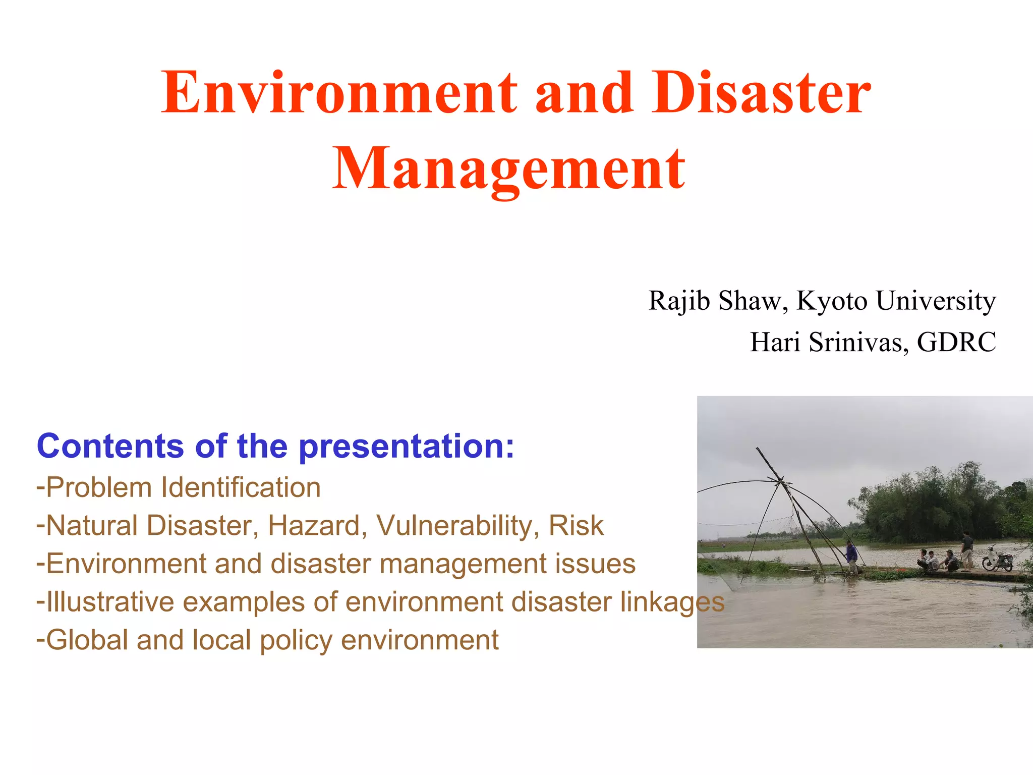 disaster management | PPT