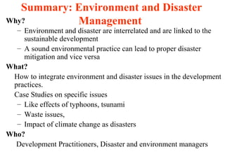 disaster management | PPT