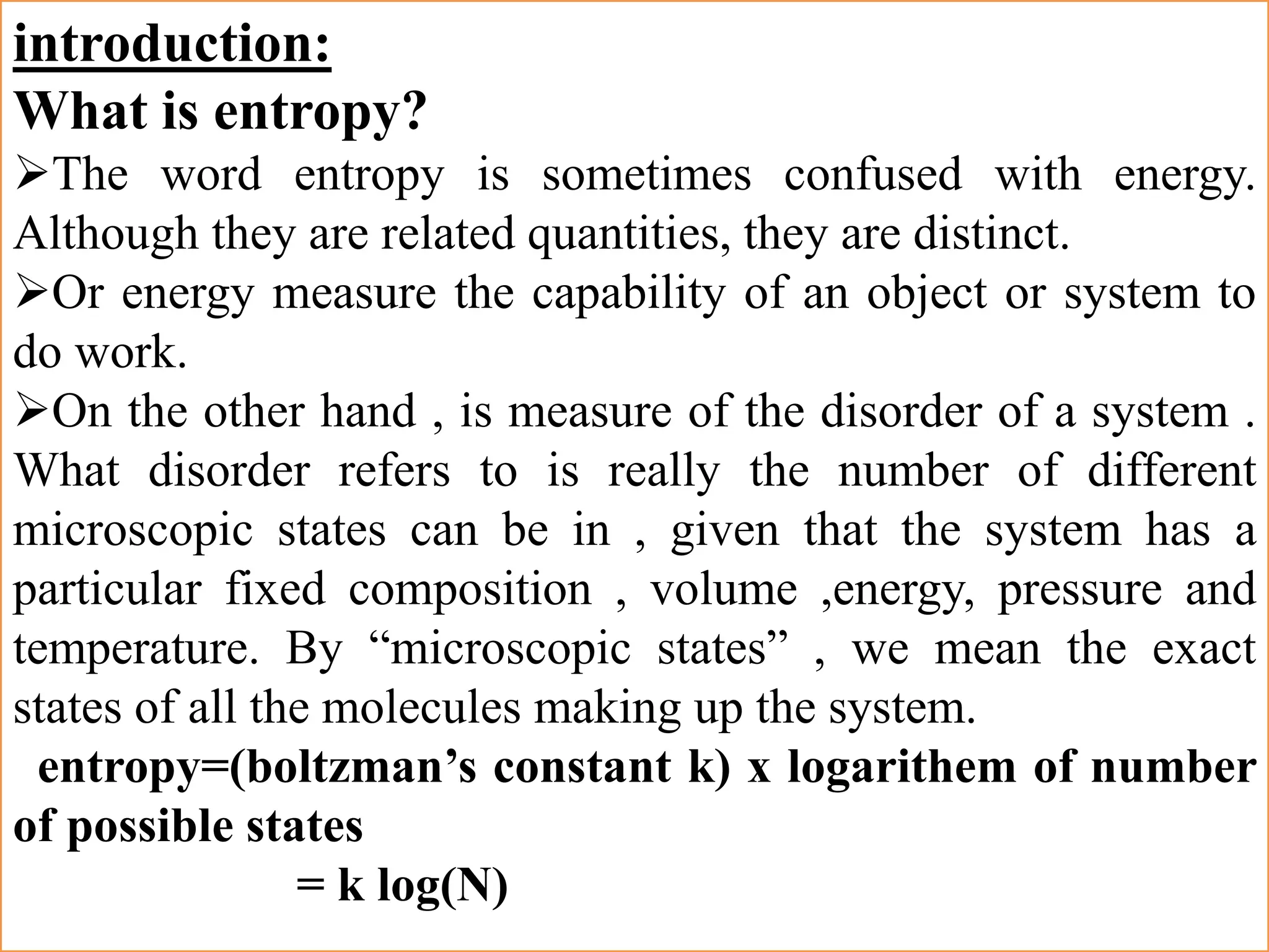Presentation1 entropy.pptx | Physics | Science