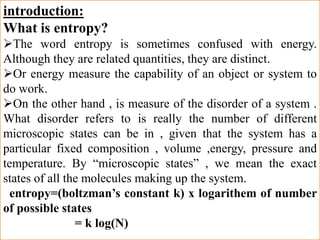 Presentation1 entropy.pptx | Physics | Science