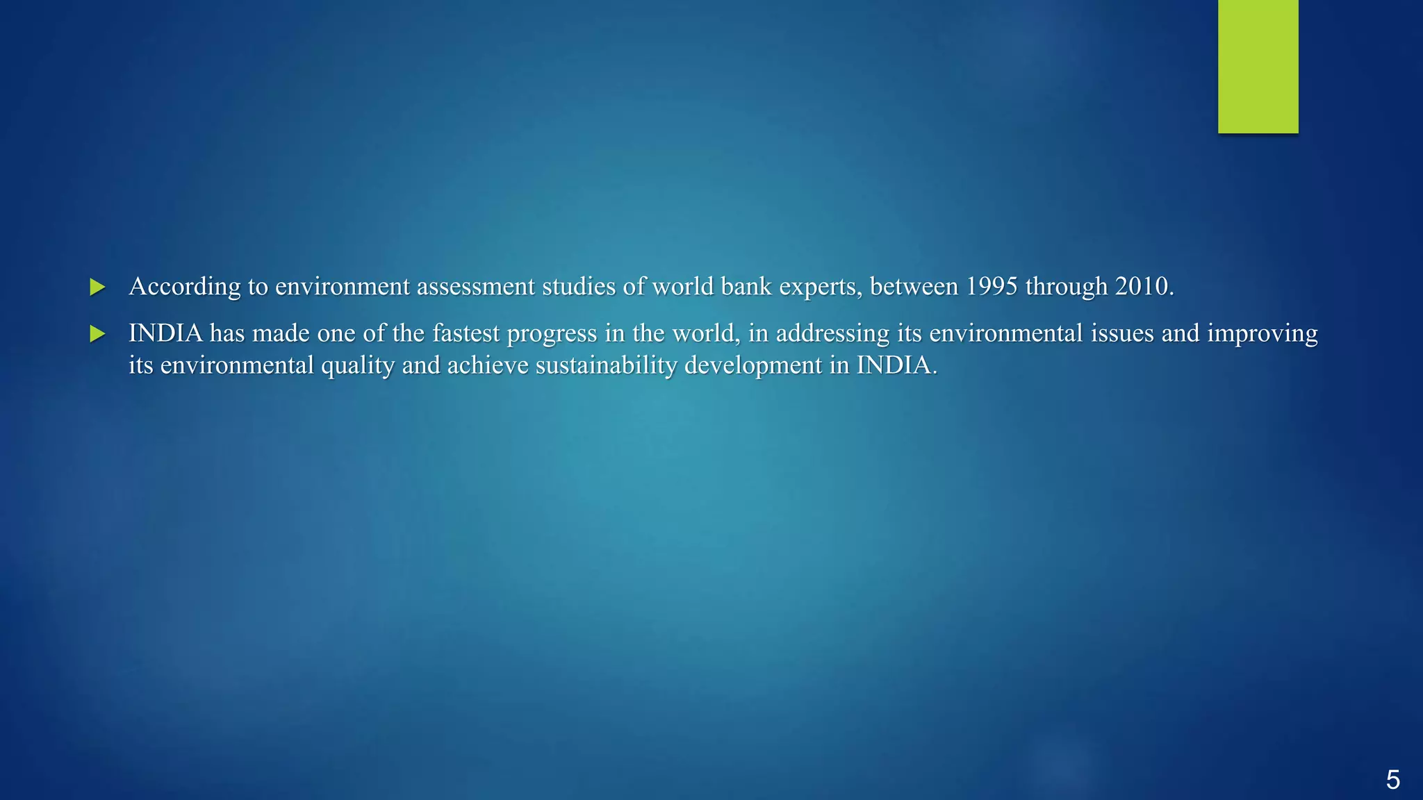 Enviromental issue in india | PPTX