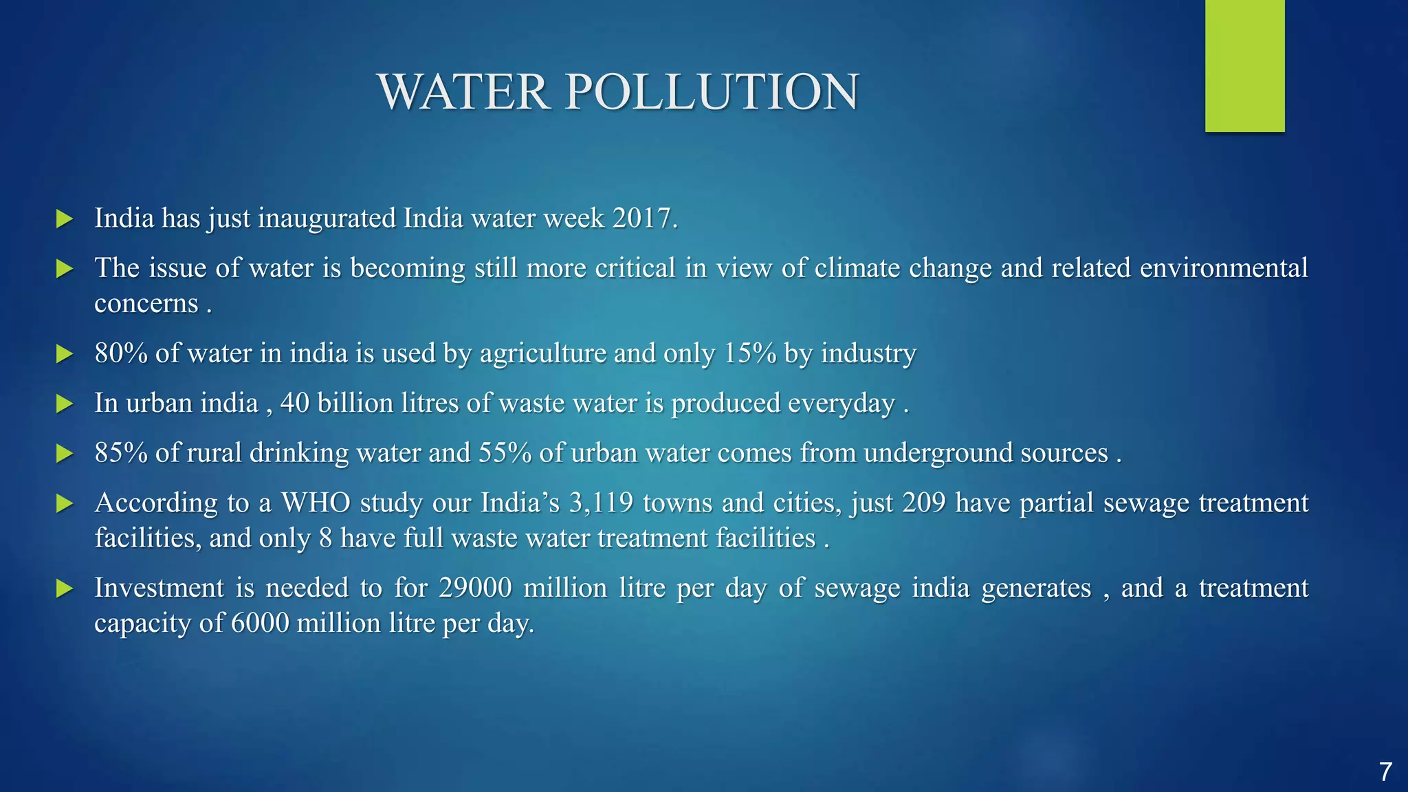 Enviromental issue in india | PPTX