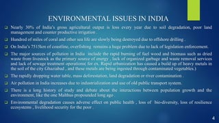 Enviromental issue in india | PPTX
