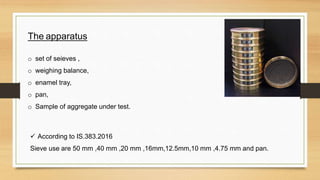 Presentation on seive analysis on coarse and fine aggregate.pptx