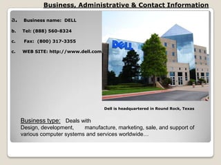 Dell Company Presentation | PPTX