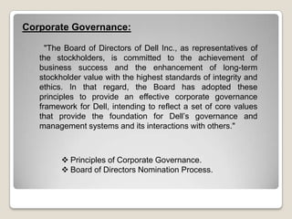 Dell Company Presentation | PPTX