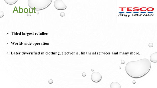 Tesco case study | PPTX