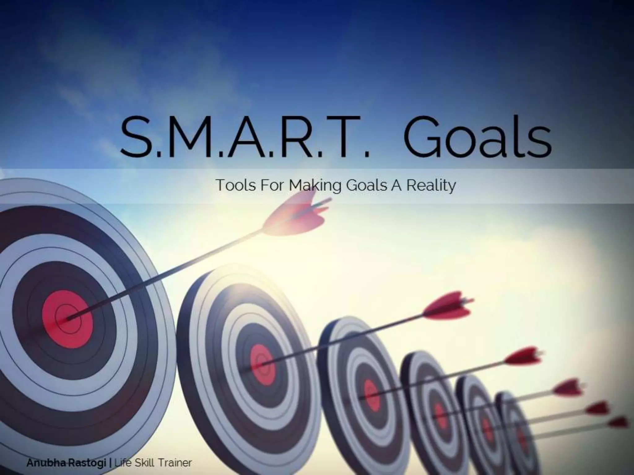 Setting up Smart Goals and Decoding your SWOT Profile. | PPTX