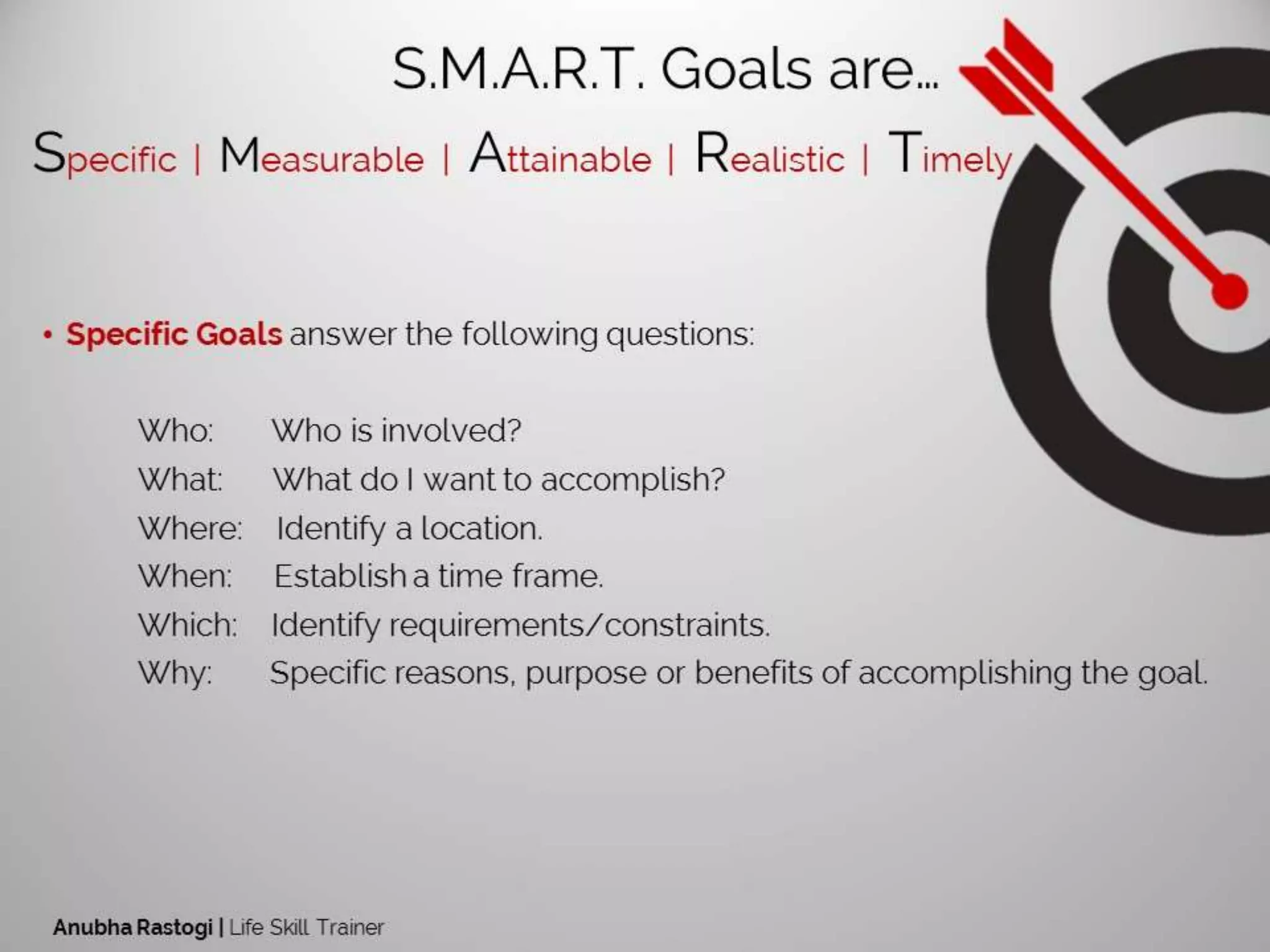 Setting up Smart Goals and Decoding your SWOT Profile. | PPTX
