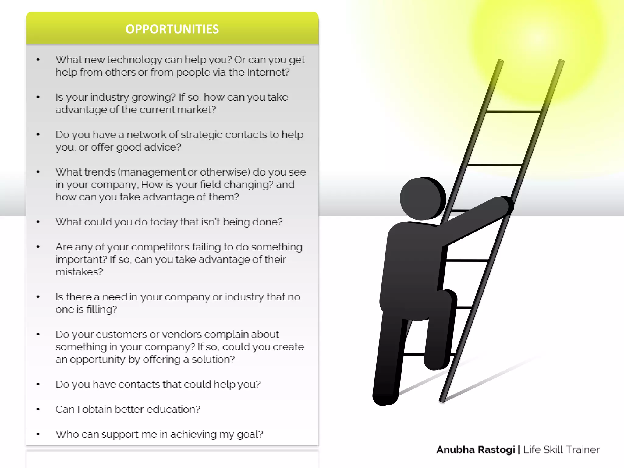 Setting up Smart Goals and Decoding your SWOT Profile. | PPTX
